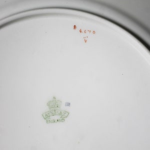 Aynsley Serving Plate, Cake Sandwich Dish, Pattern A4670 Blue Florals ...