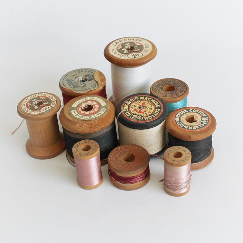 Old Thread Spools - Etsy