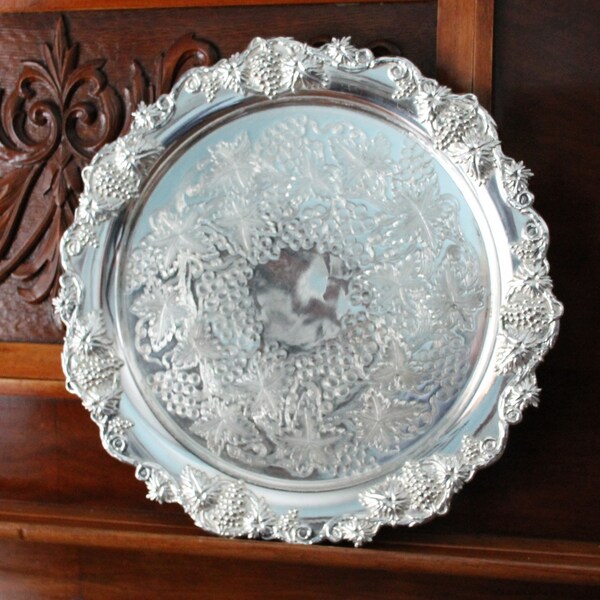 Heavy Silver Tray - Etsy