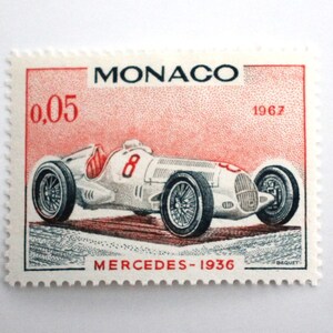 Monaco Postage Stamp Set 1950's to 1970's Jules Verne Helicopter ...