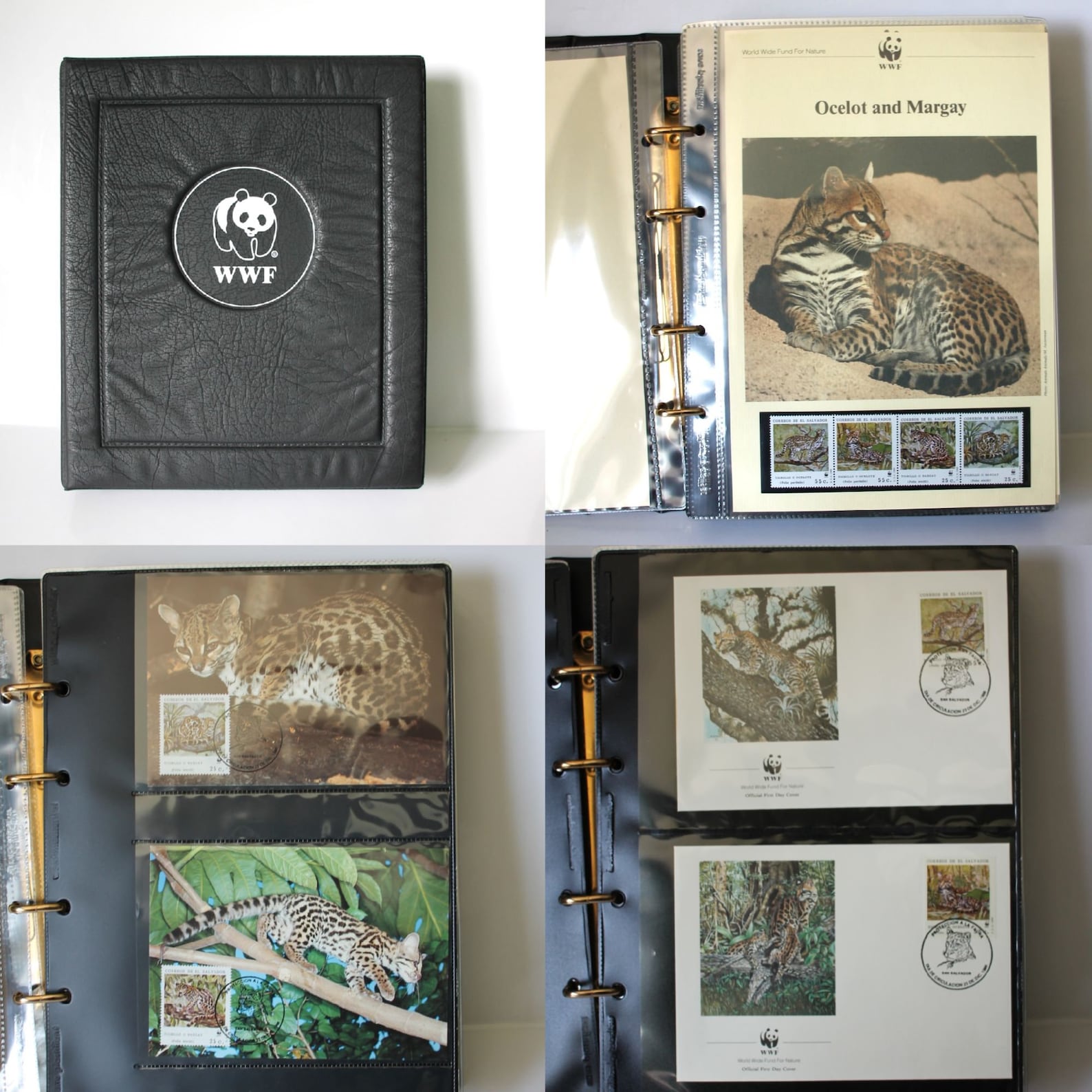 World Wildlife Federation Stamp Collection 1983 to 1989 Deluxe Edition ...