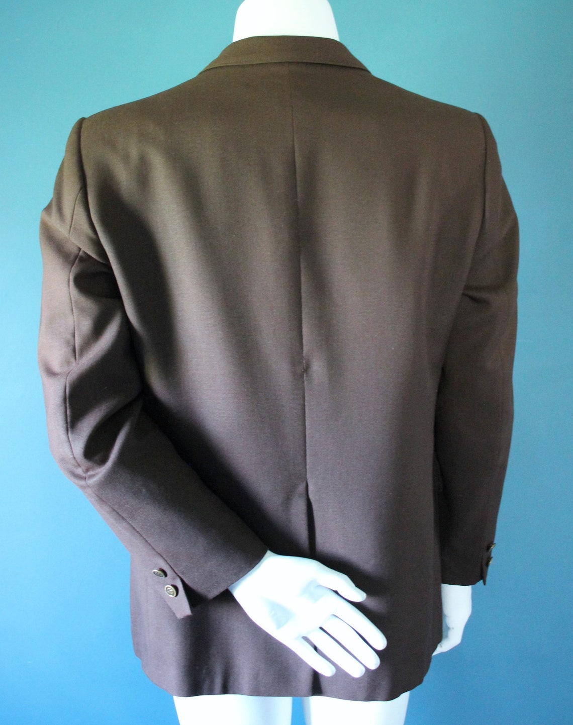 Vintage 1970's Brown Sports Coat, Henley by Tip Top Tailors, 44 Short ...