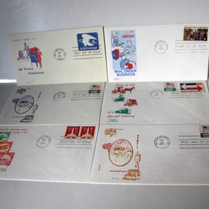 Stamp Set USPS First Day Issues Covers Postal Service Air Mail - Etsy