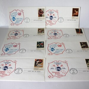 Stamp Set USPS First Day Issues Covers Postal Service Air Mail - Etsy
