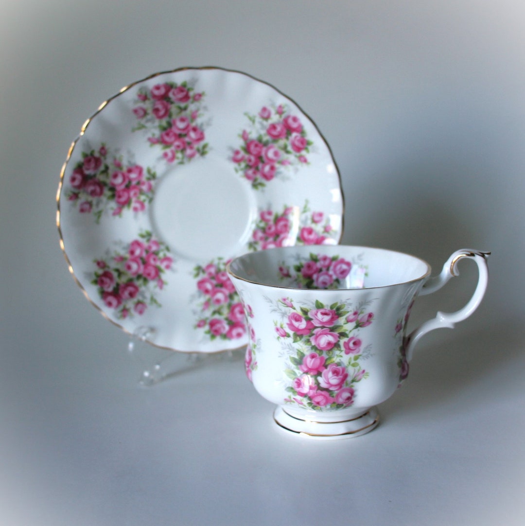 Royal Albert Rose Springtime Series Teacup and Saucer - Etsy