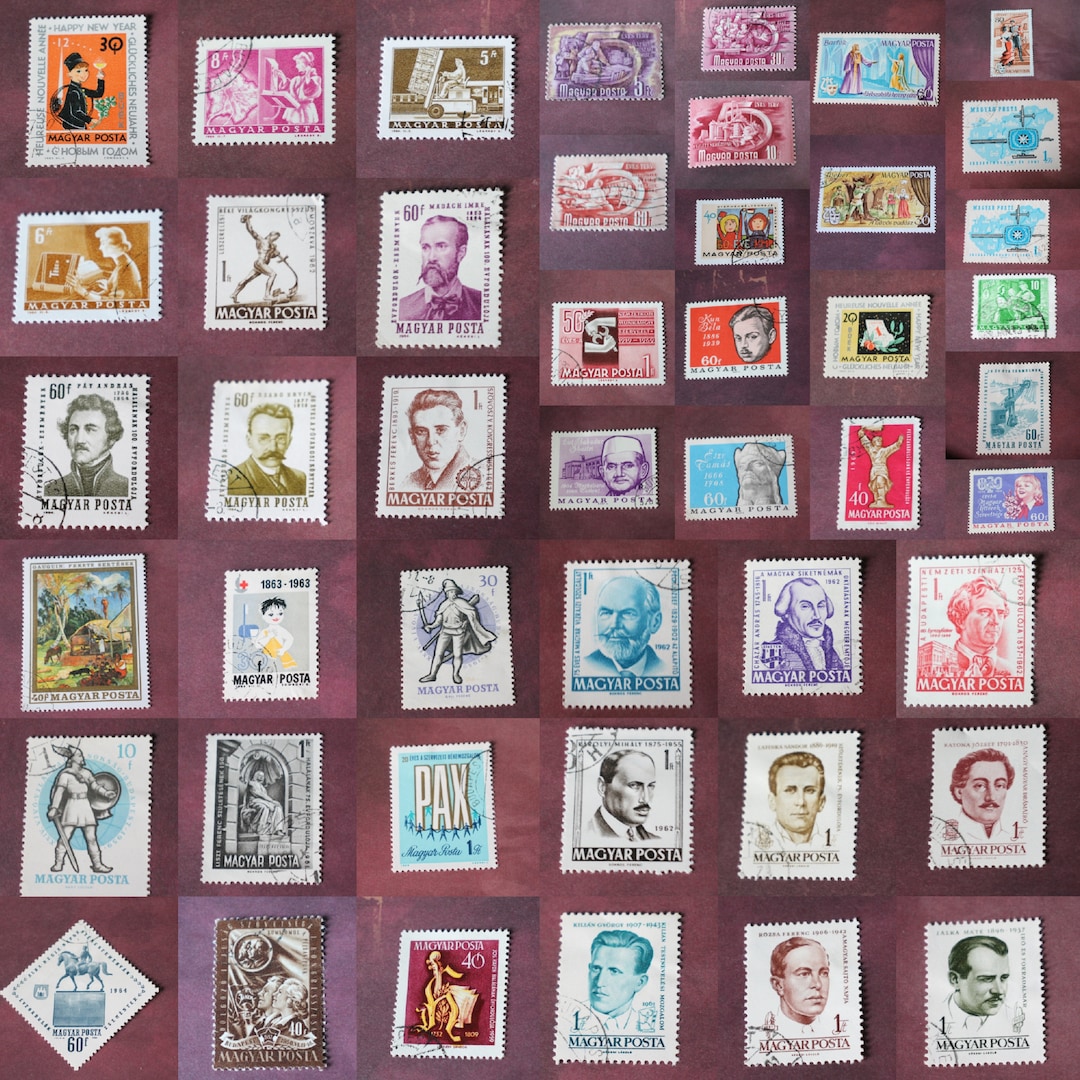 Hungary Stamps Magyar Posta 1960's Lot of 47 - Etsy