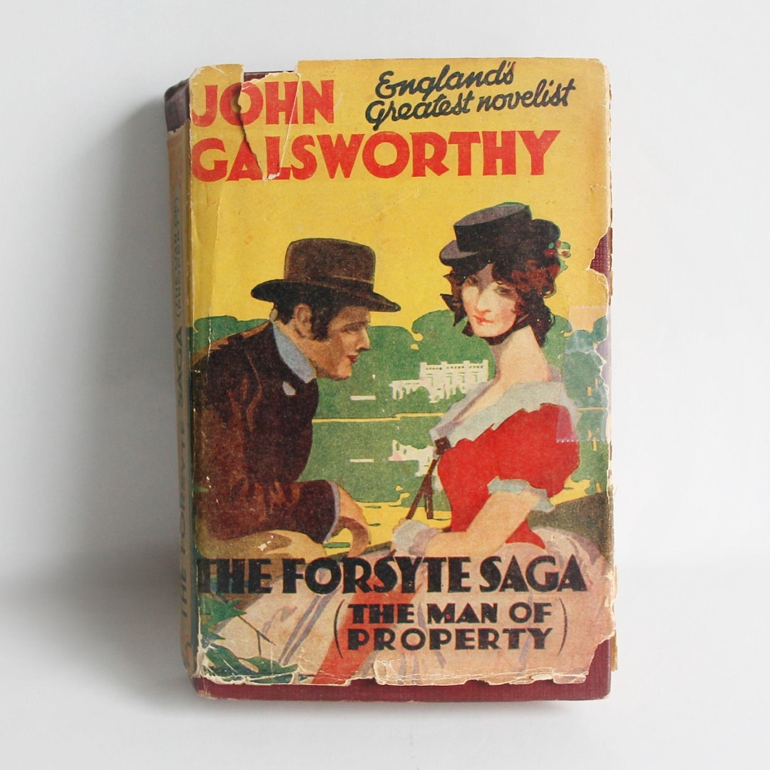 The Forsyte Saga John Galsworthy 1920's Book - Etsy