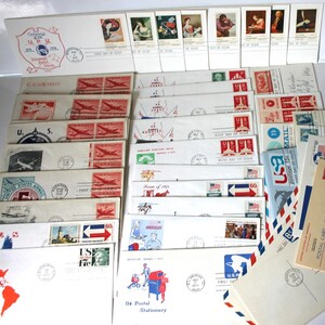 Stamp Set USPS First Day Issues Covers Postal Service Air Mail - Etsy