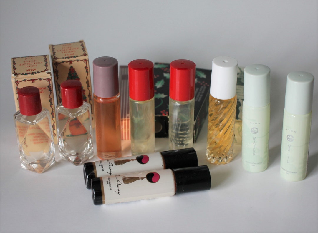 Vintage Avon Cologne Rollettes Set of 10 Imari Soft Musk Haiku - Etsy