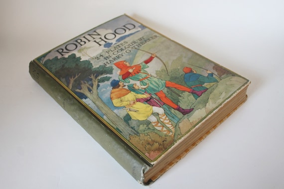 1930's Children's Book Robin Hood E Charles Vivian | Etsy Canada