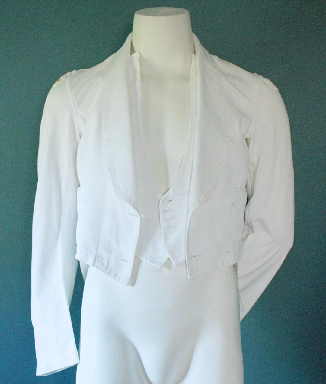 Vintage 1960's White Formal Dress Mess Kit Uniform - Etsy