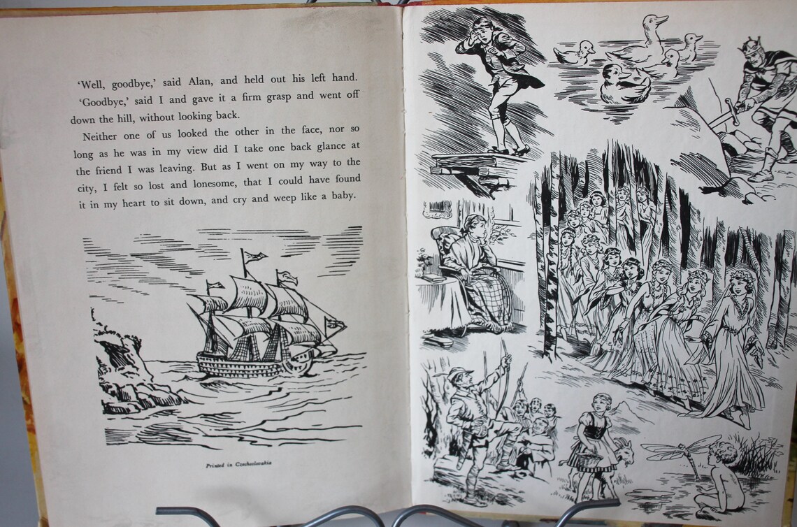 Children's Book Kidnapped Robert L Stevenson Spring | Etsy