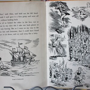 Children's Book, Kidnapped, Robert L Stevenson, Spring Books, 1950's - Etsy