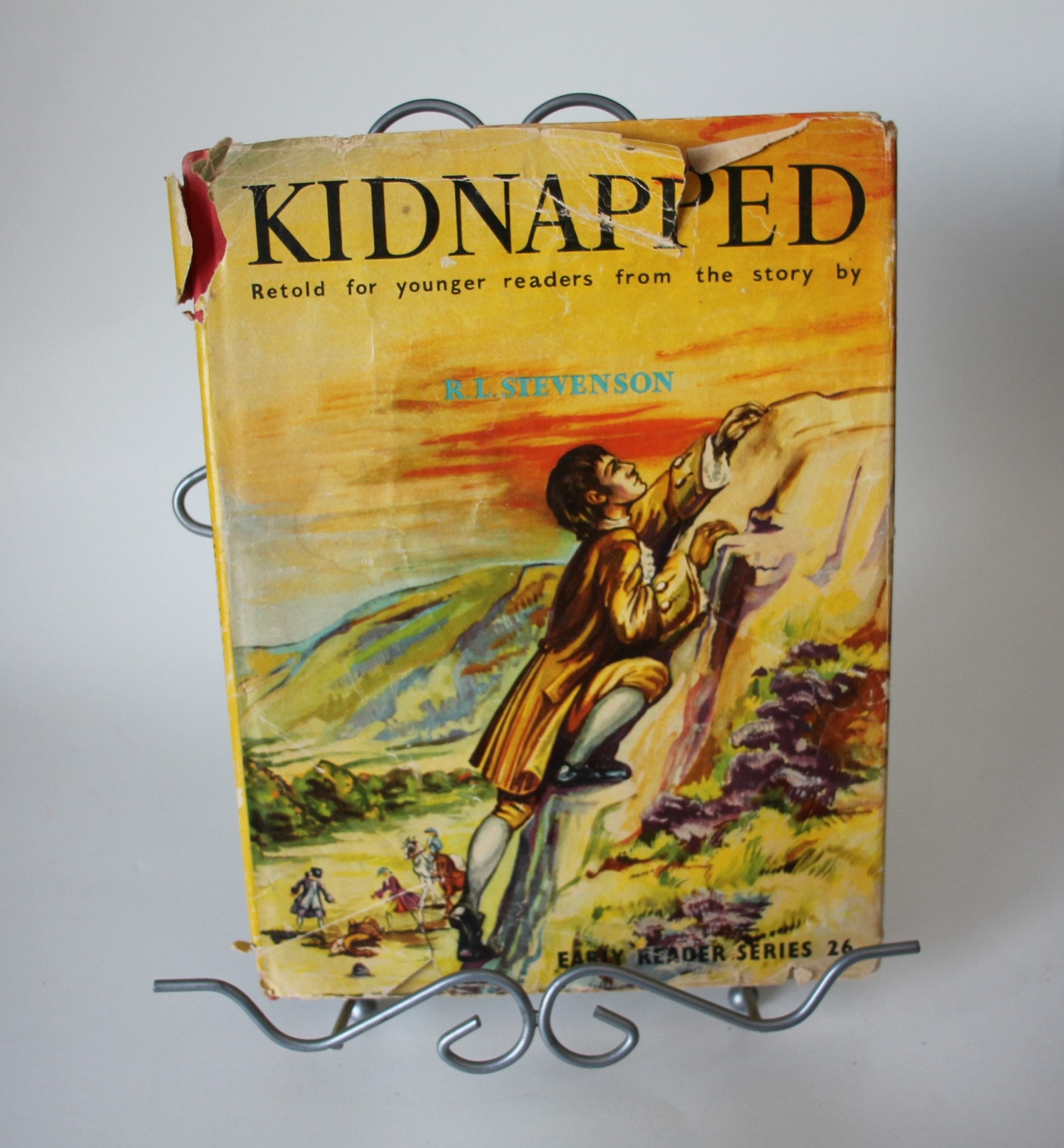 Children's Book Kidnapped Robert L Stevenson Spring | Etsy