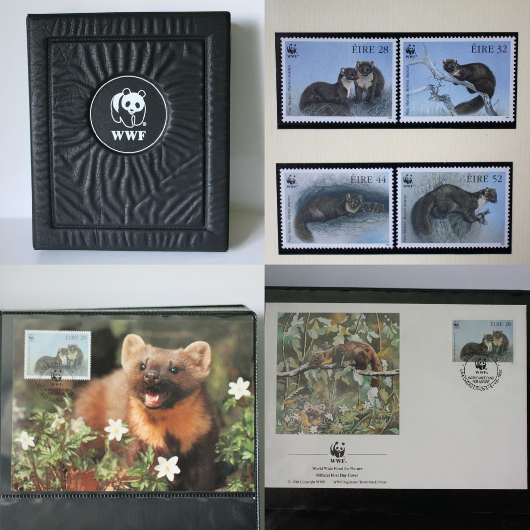 World Wildlife Federation Stamp Collection 1988 to 1993 Deluxe Edition ...