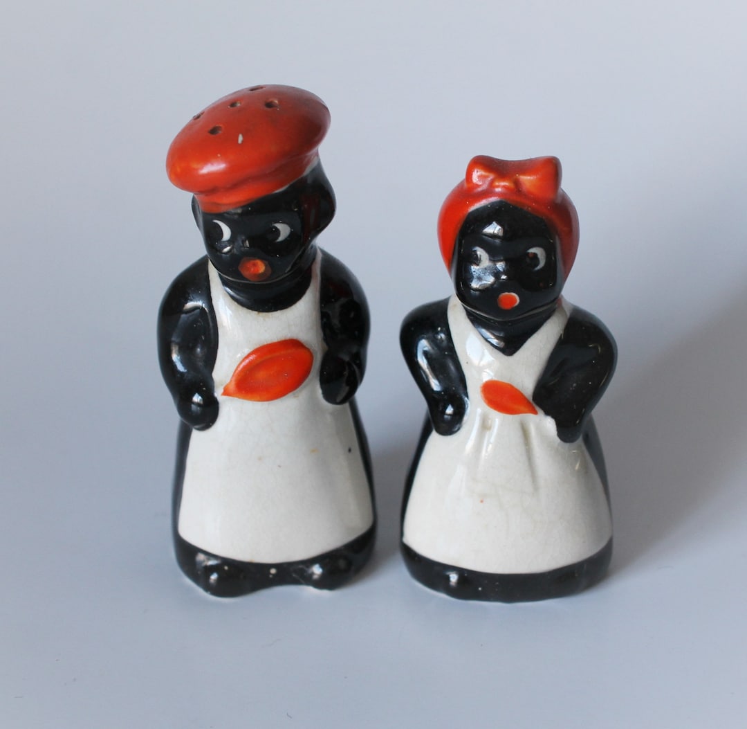 Vintage Black American Mammy and Pappy Salt and Pepper Shakers - Etsy