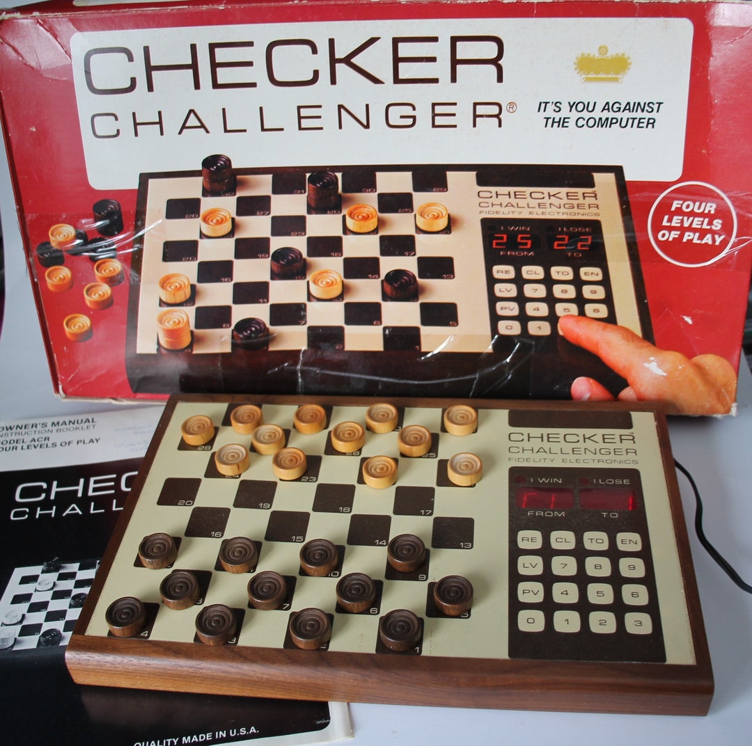 Checker Challenger Fidelity Vintage 1978 - Etsy
