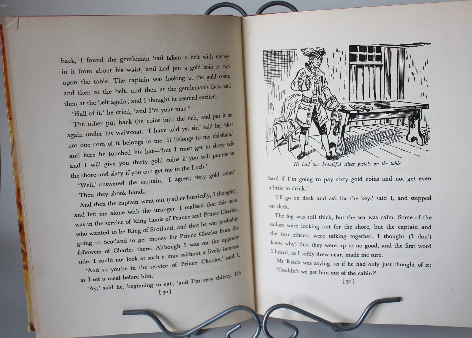 Children's Book Kidnapped Robert L Stevenson Spring | Etsy