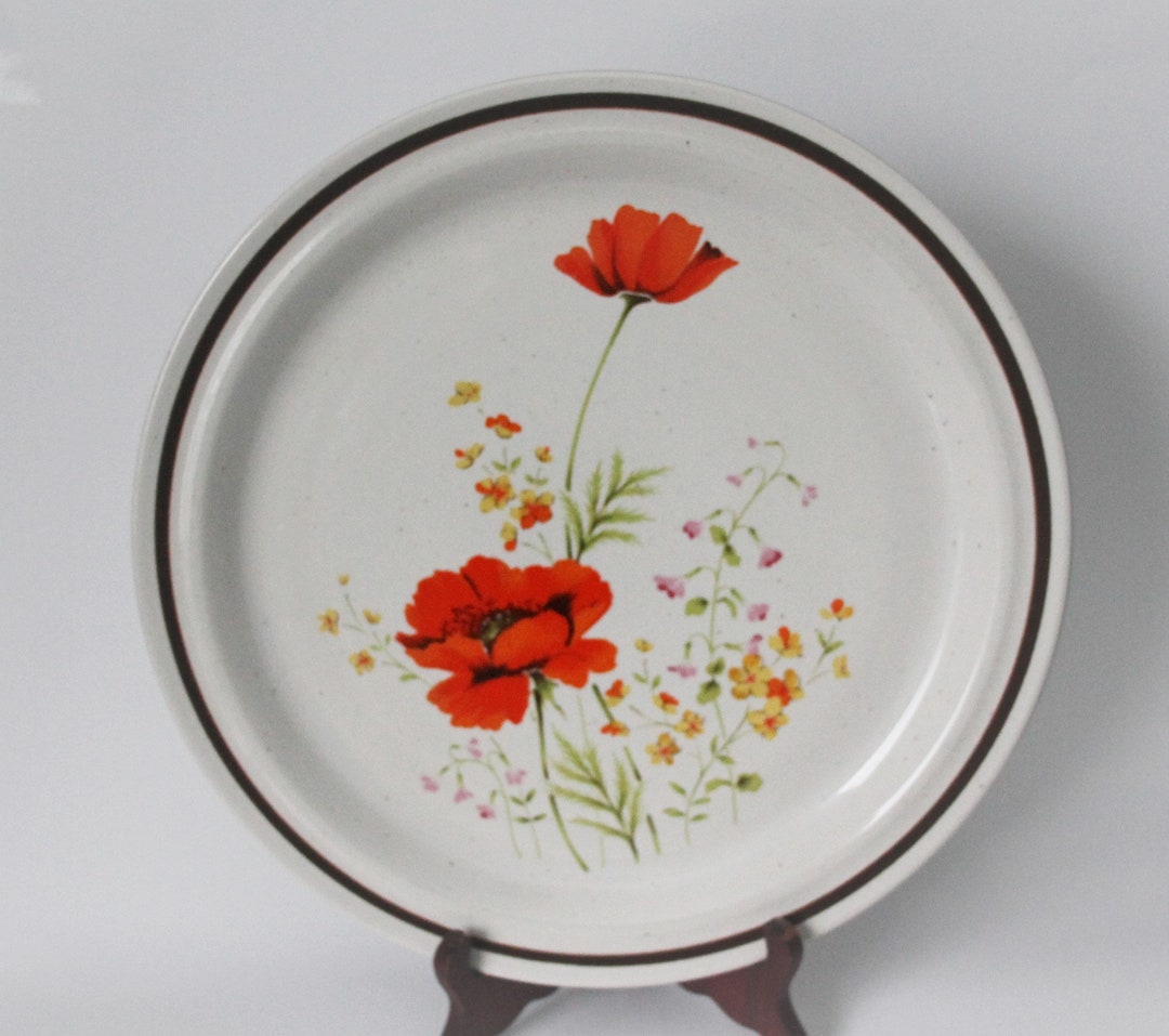 Haniwa Stone Fleur D'ete Round Platter 12 Inch Chop Plate - Etsy