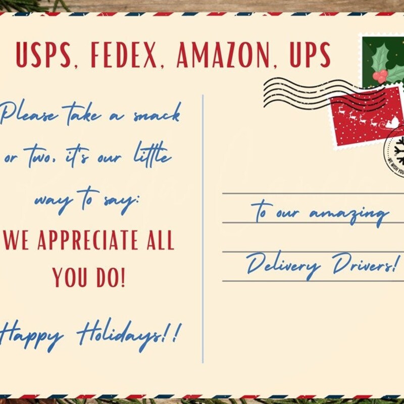 Fedex Holiday Card - Etsy