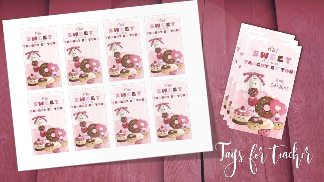 Printable Valentines Card | How Sweet Teacher Valentines | Valentines ...