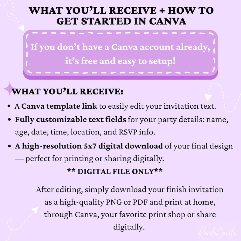 KPOP Party Demon Hunters Party Invitation – Editable Canva Template ...