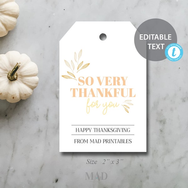 Thanksgiving Tags - Etsy