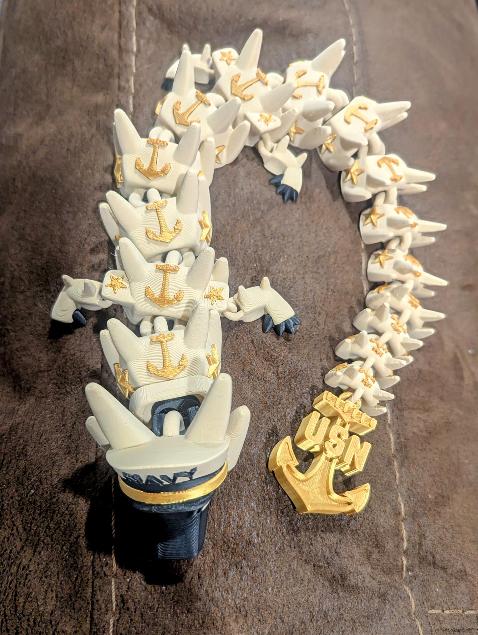 3D Printed STURDY Military and Responder Dragons, Army, Navy, Marines ...