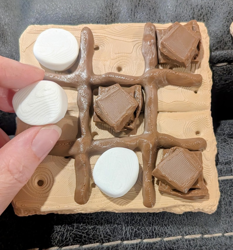 Tic Tac Toe Travel Game Boards, Koi Pond, Pie, S'mores, Charcuterie ...
