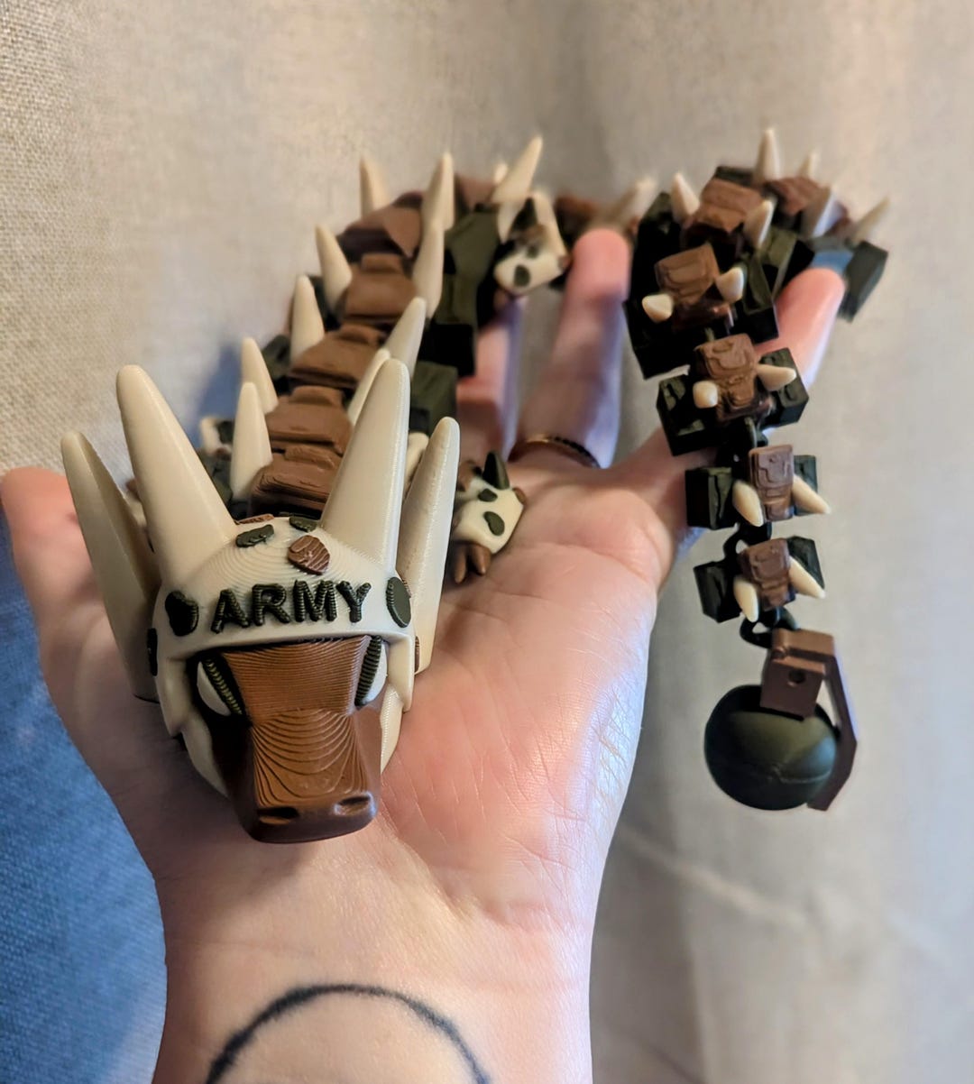 3D Printed STURDY Military Dragons, Army, Navy, Marines - Etsy