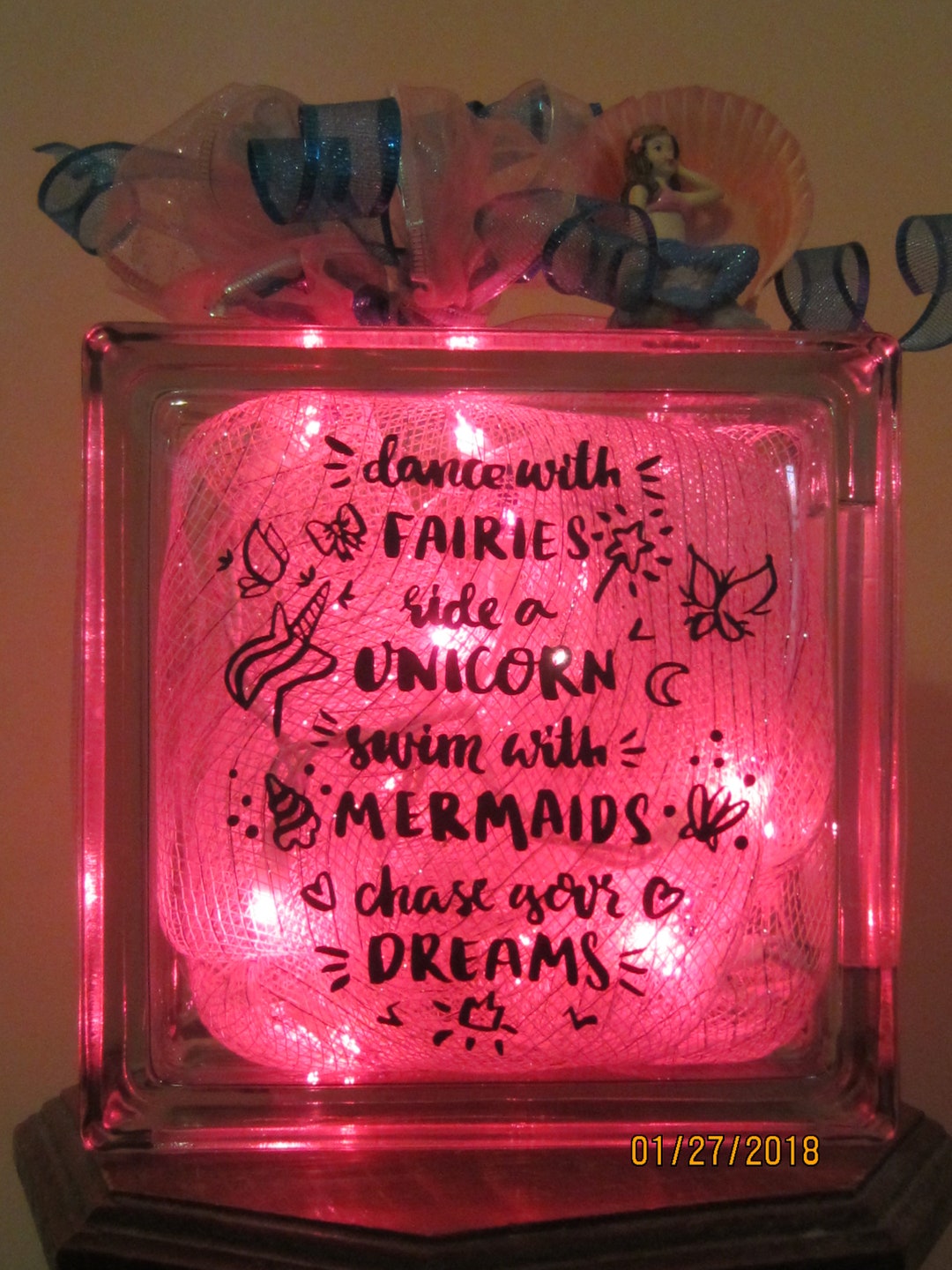 Fairy Block, Fairy Night Light, Fairy Light, Unicorn Block, Unicorn ...