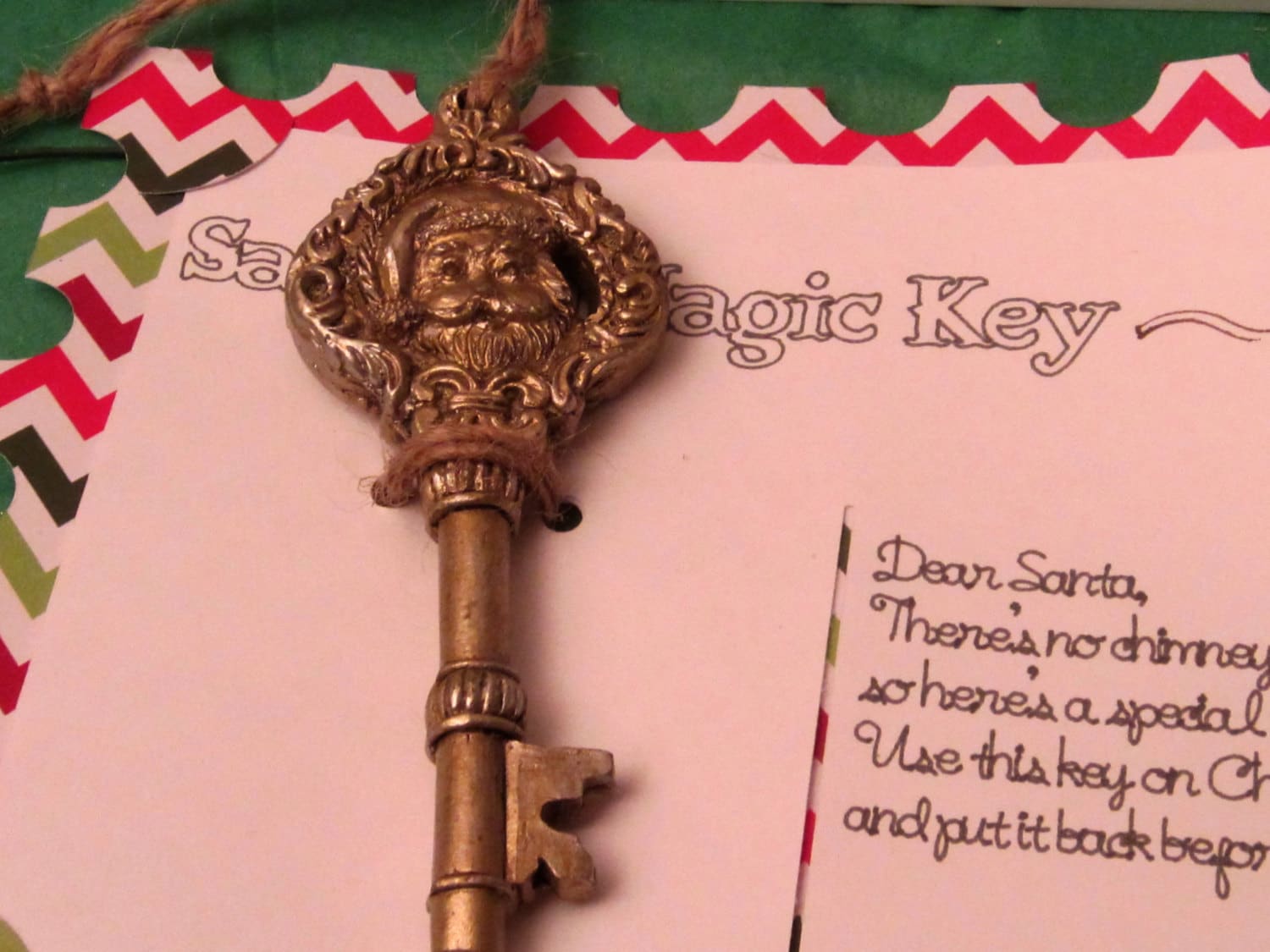 Santa's Key, Santa's Magic Key, Santa Key, Santa Postcard, Santa Key ...