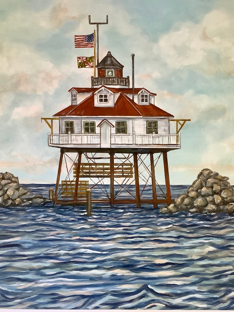 Thomas Point Lighthouse Print - Etsy
