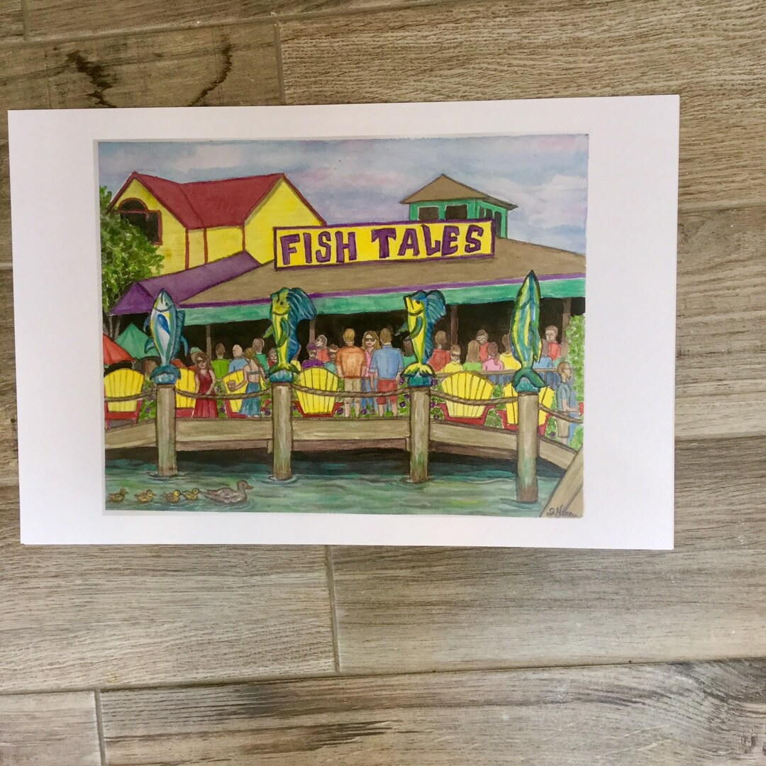 Fish Tales Print Ocean City Maryland - Etsy