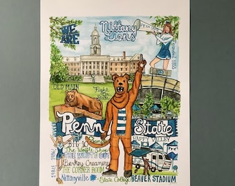 Penn State Nittany Lion Shrine 3D Print - Etsy