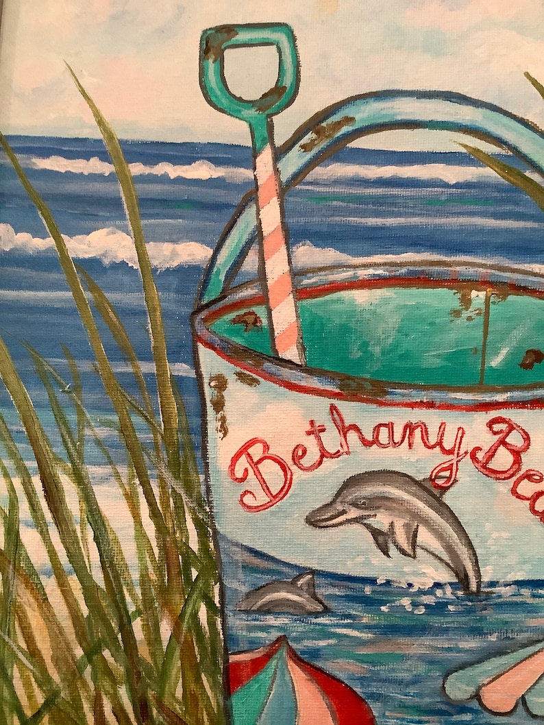 Bethany Beach Original Painting - Etsy