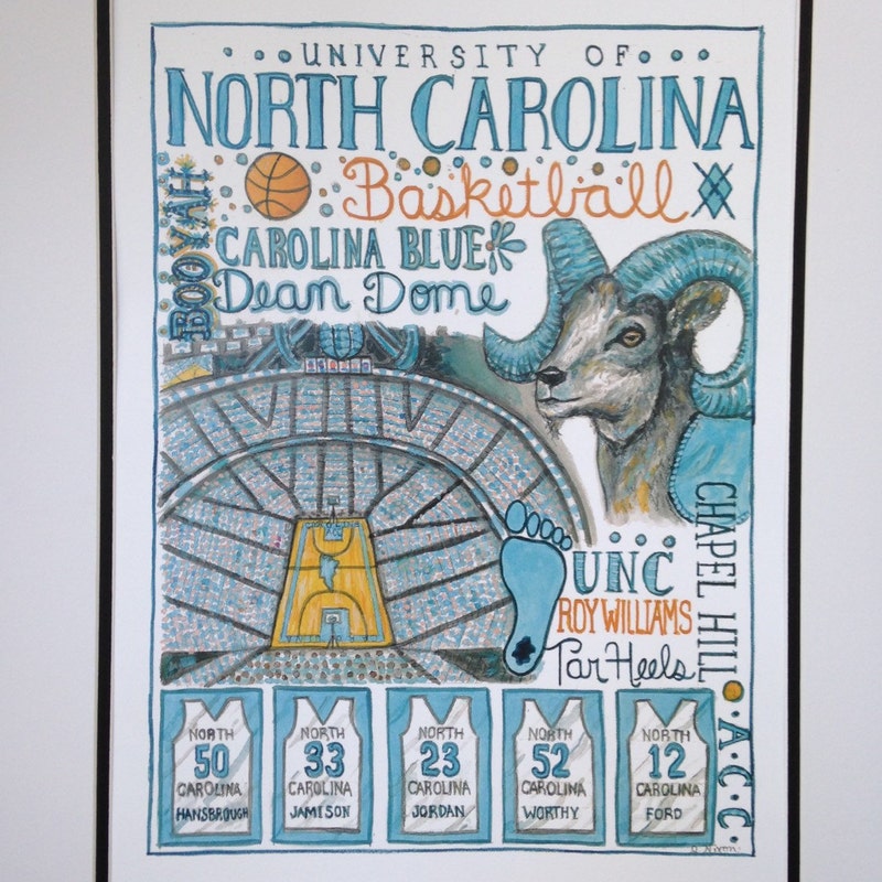 Unc Poster - Etsy