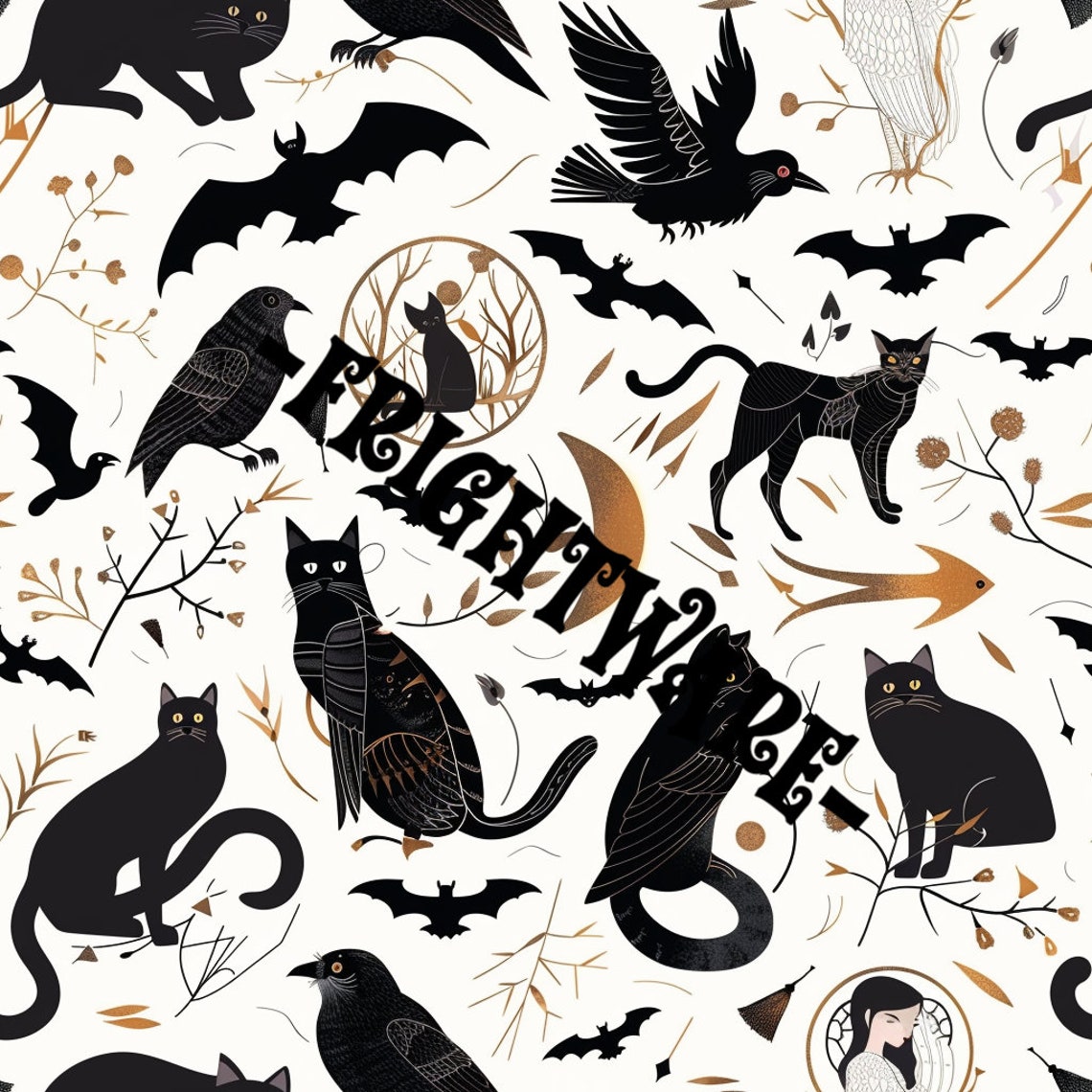 Halloween Horror Themed Printable Paper Stock Pack - Etsy