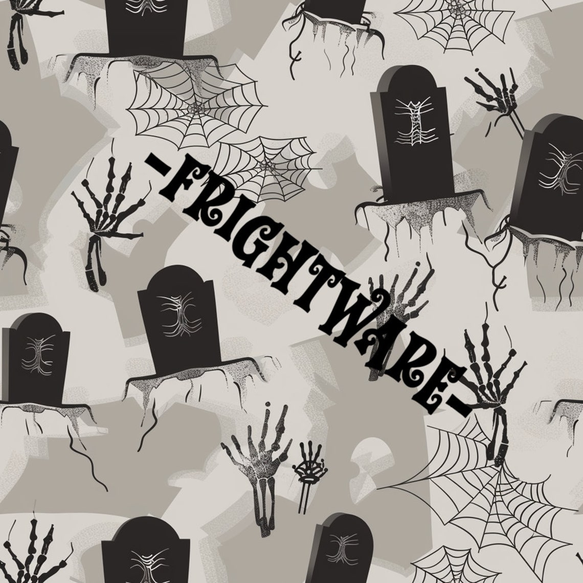 Halloween Horror Themed Printable Paper Stock Pack - Etsy