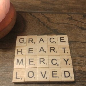 Faith Scrabble Tile Coasters - Etsy