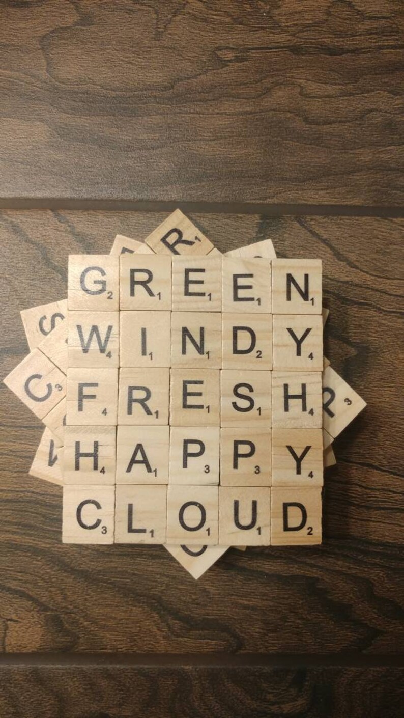 Four Season's Scrabble Tile Coasters - Etsy
