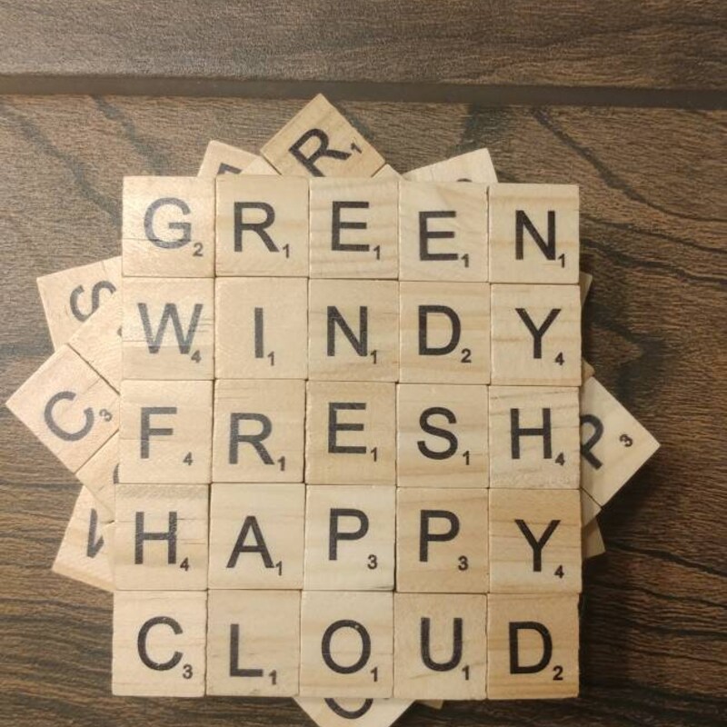 Scrabble Tile Ornaments - Etsy