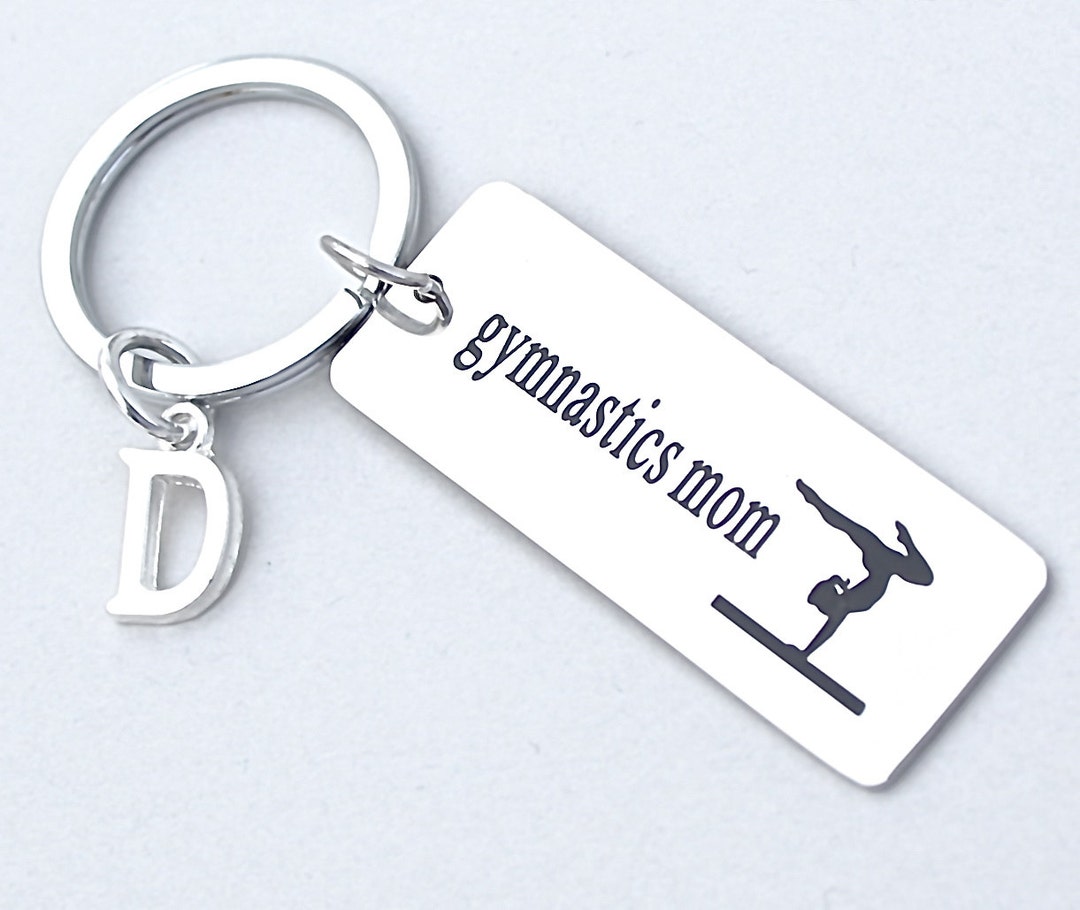 Stainless Steel Gymnastics Mom Key Chain, AAA Quality, Personalize ...