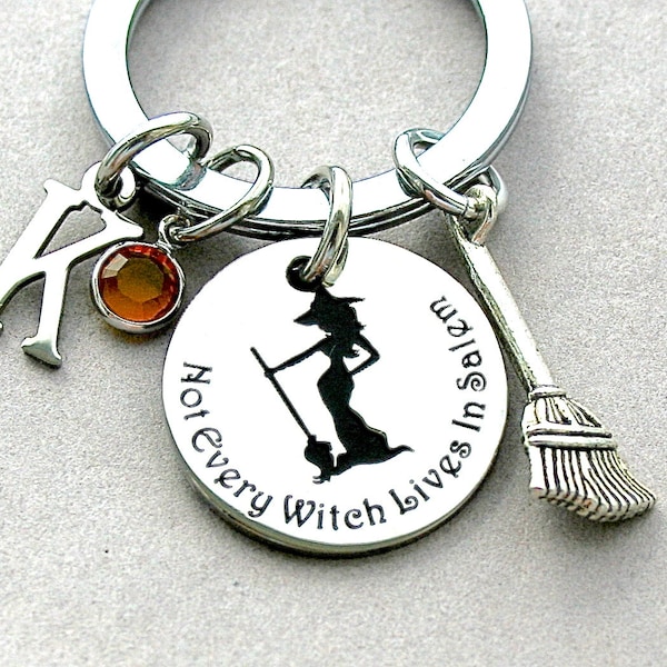 Witch Keychain - Etsy