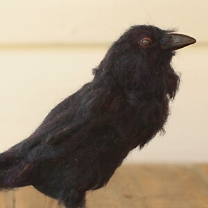 Needle Felt Raven - Made to Order - Etsy