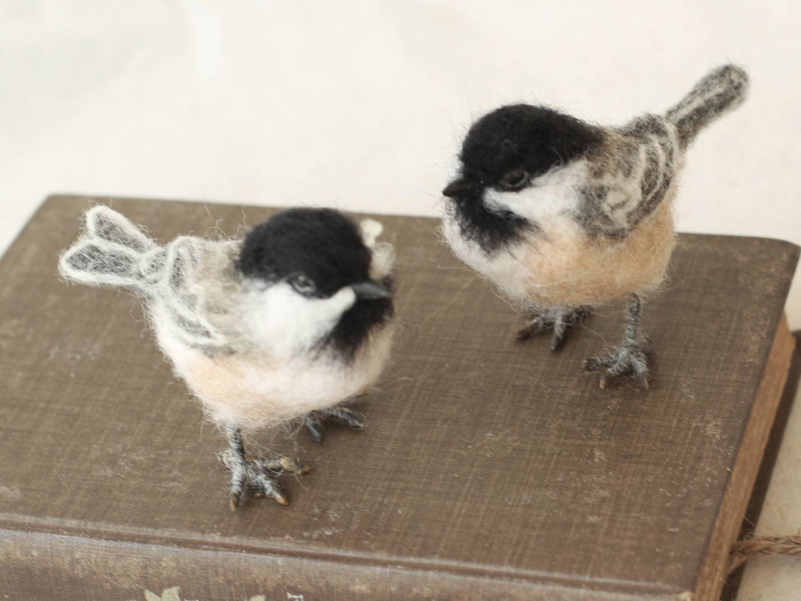 Needle Felted Chickadee Made to Order - Etsy