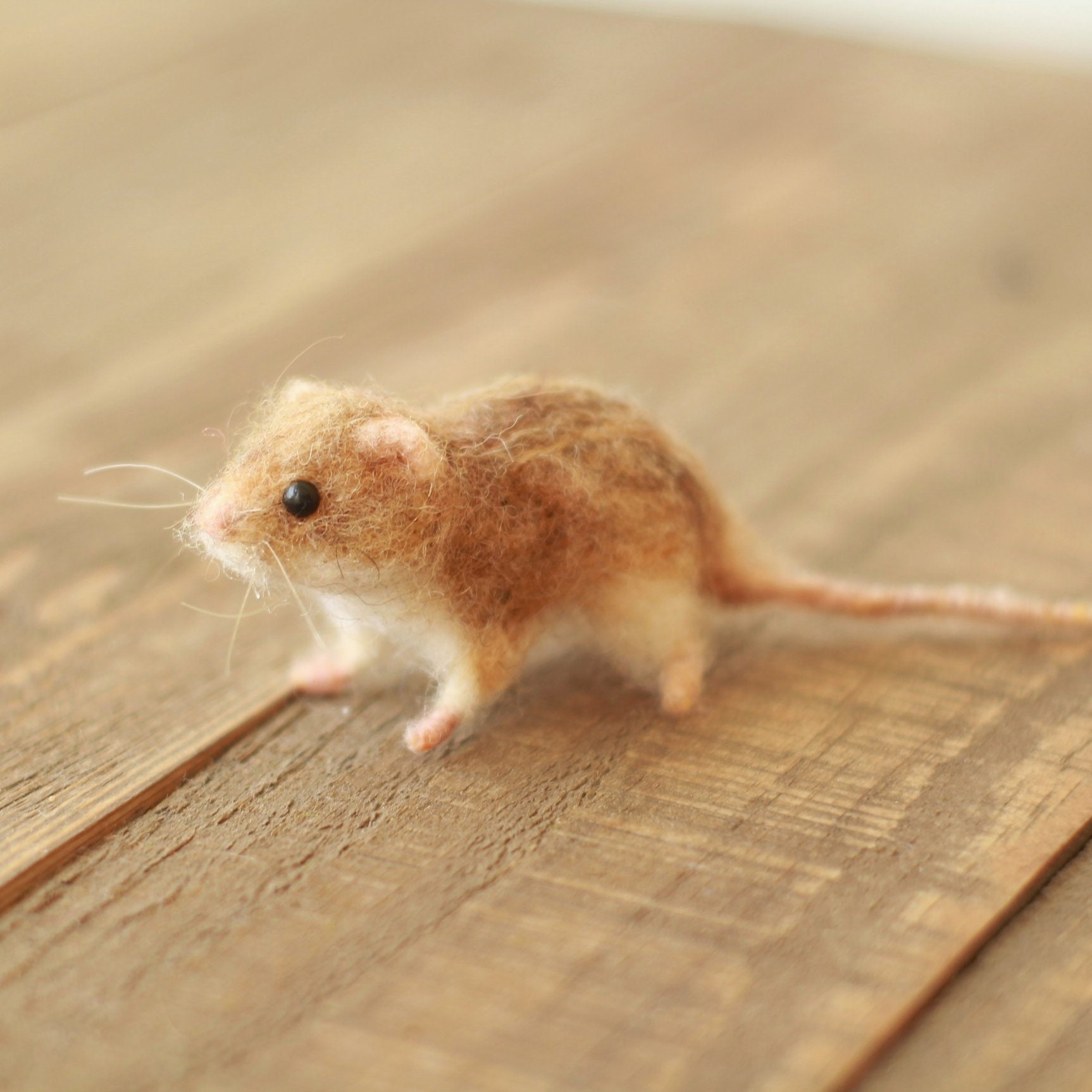 Art & Collectibles Felting Mouse reader in felted wool with felted ...