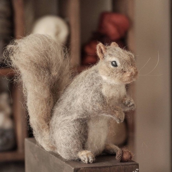 Felted Squirrel - Etsy