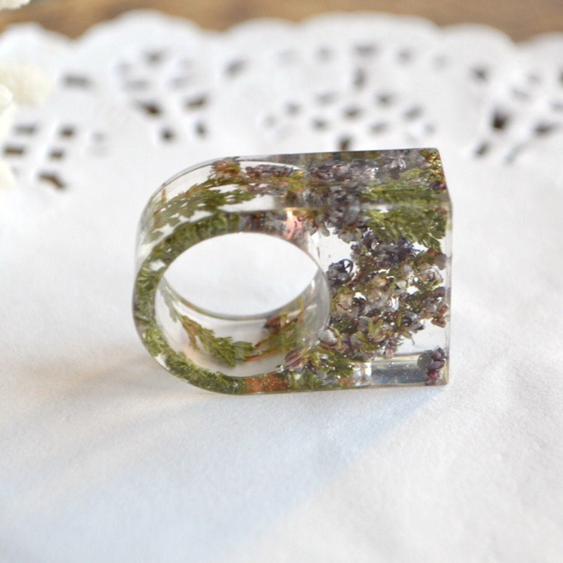 Epoxy Terrarium Ring - Etsy