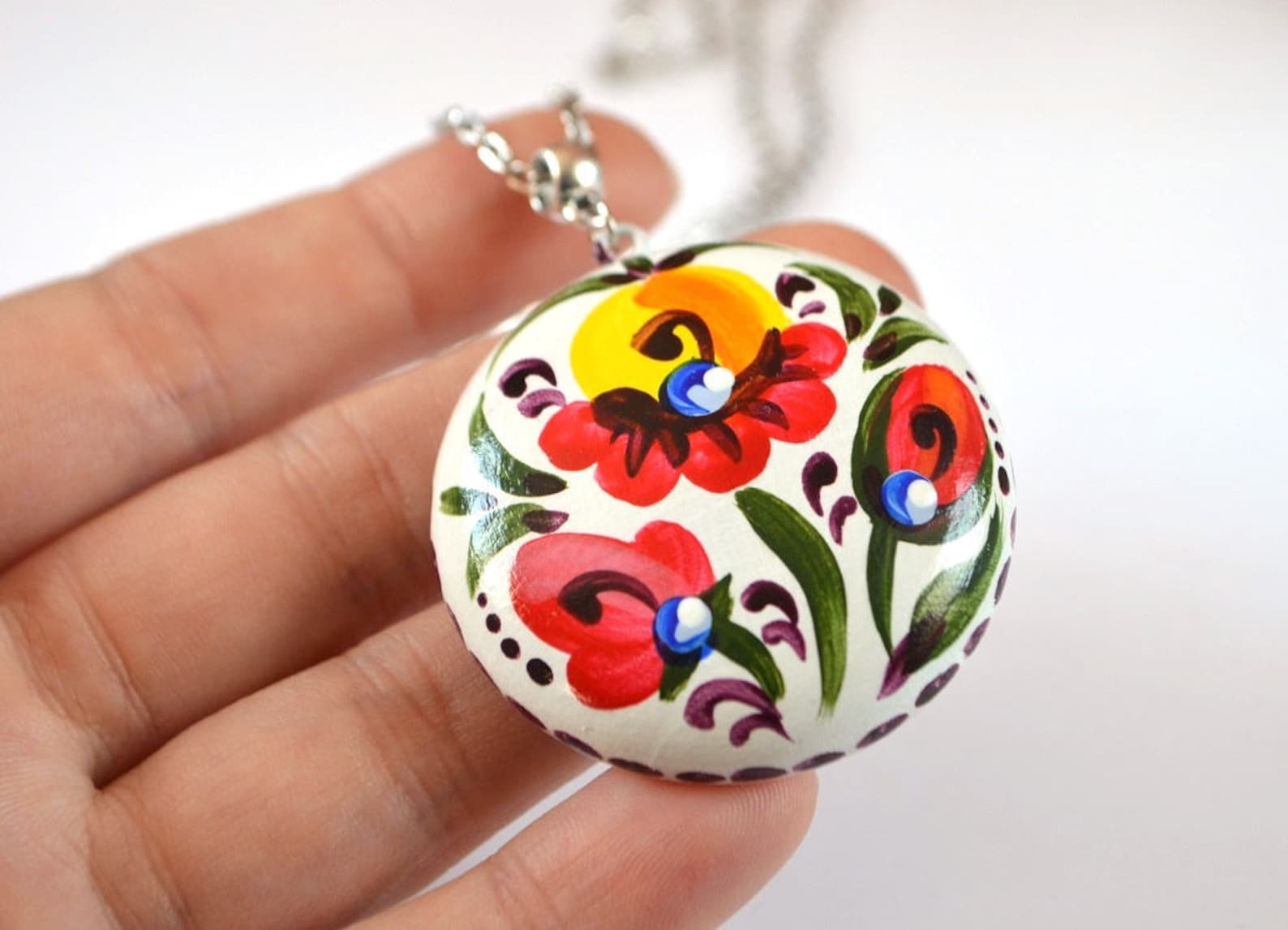 Rainbow Jewelry Colorful Necklace Womens Gift Womens - Etsy